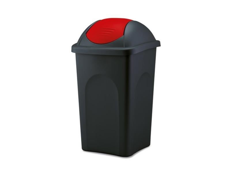 Stefanplast Pattumiera Basculante Multipat Lt.60 Cm.39x39x68h Col. Nero ...