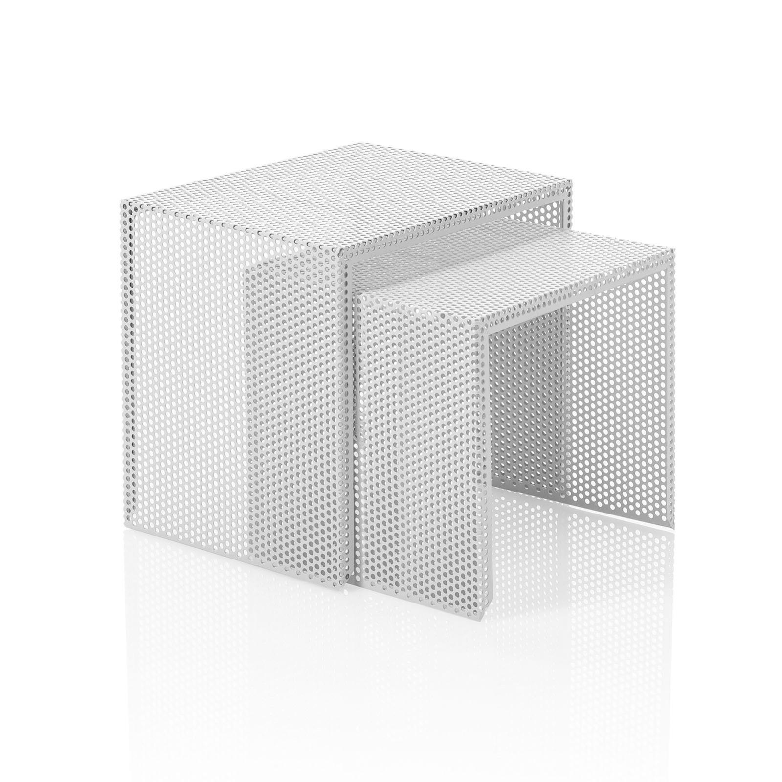 Set 2 tavolini STIFF bianco | Leroy Merlin