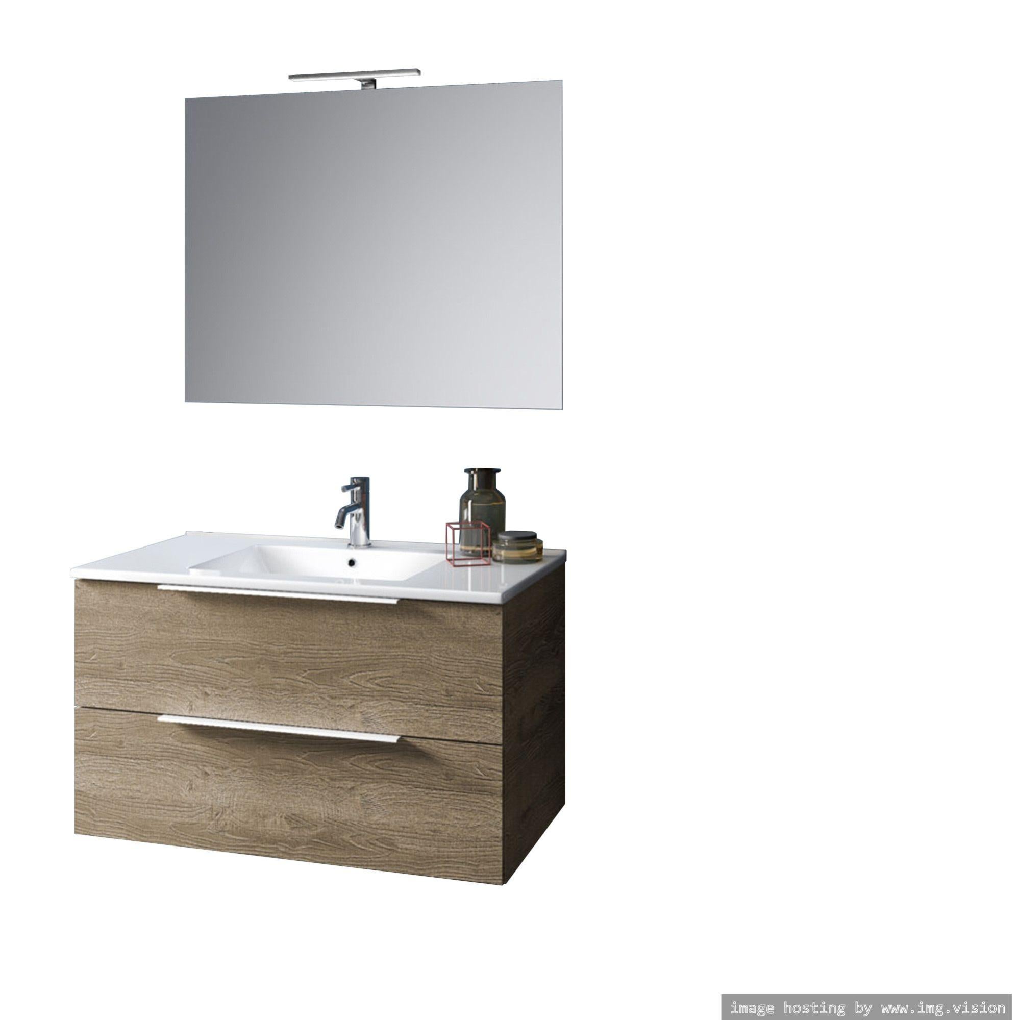 Composizione 4 Pezzi Larissa Rovere Miele | Leroy Merlin