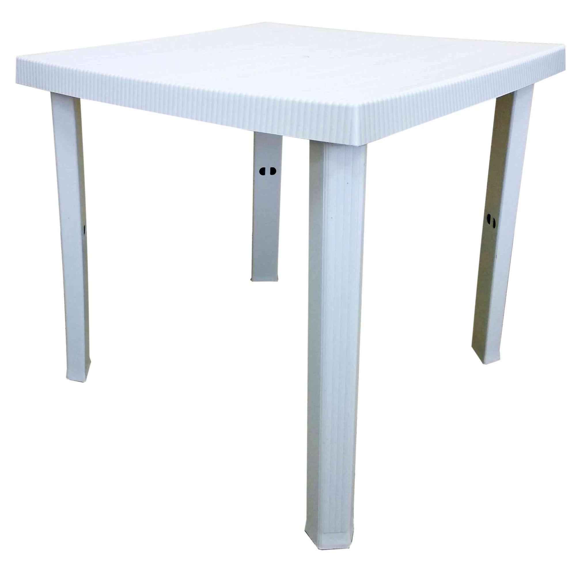 1 pz di tavolo garden figaro cm.80x80 bianco | Leroy Merlin