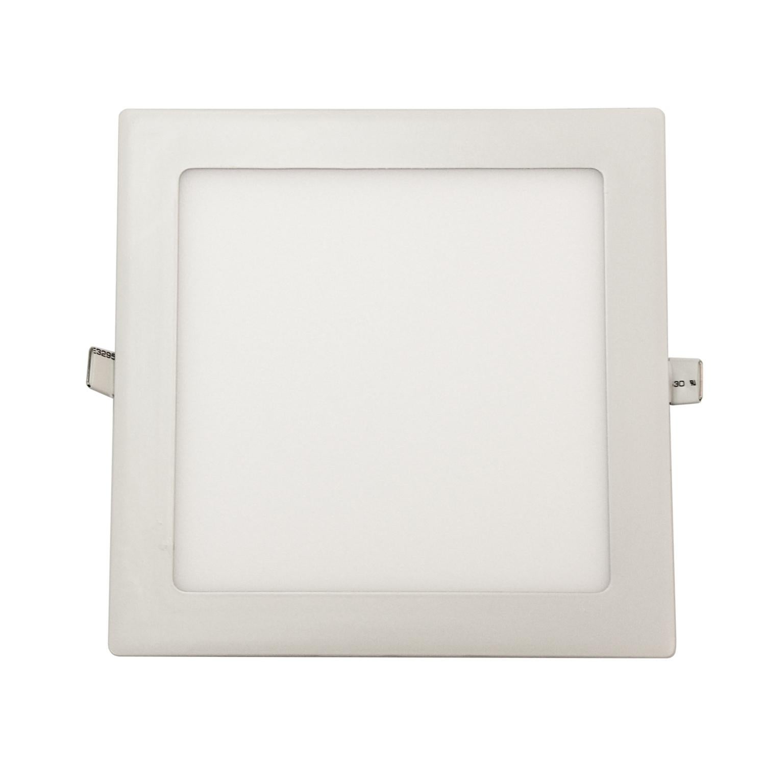 Foco Led Extraplano Cuadrado 18w Blanco Cálido 3000k empotrable 205 x ...