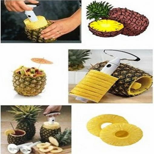 Sbuccia taglia affetta pulisci ananas pvc sbucciananas torsolo | Leroy ...