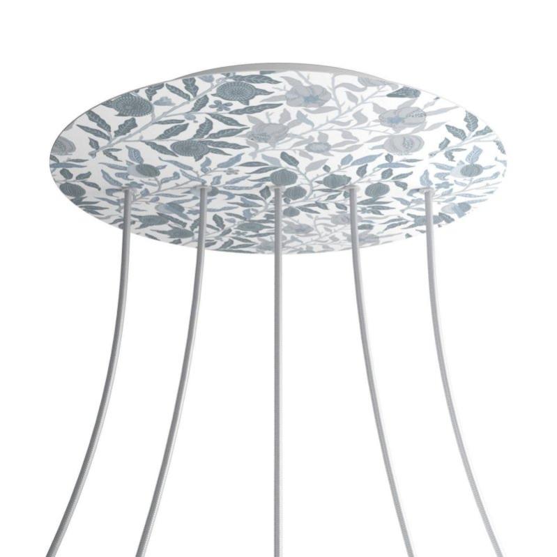 Creative cables - Rosace XXL Rose-One rond de 400 mm de diamètre avec 5 ...