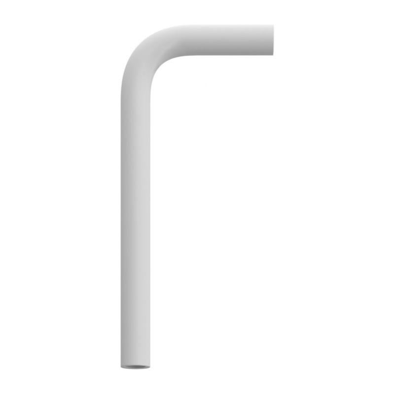 Creative cables - Tube d'extension 14 cm incurvé en métal (Blanc ...