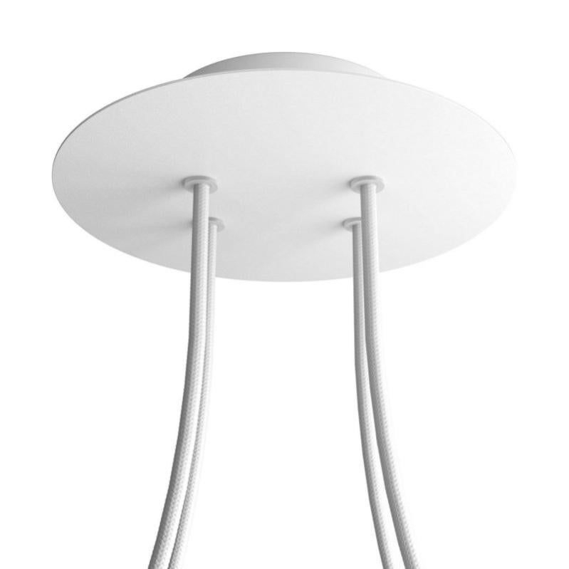 Creative cables - Rosace Rose-One rond de 200 mm de diamètre avec 4 ...