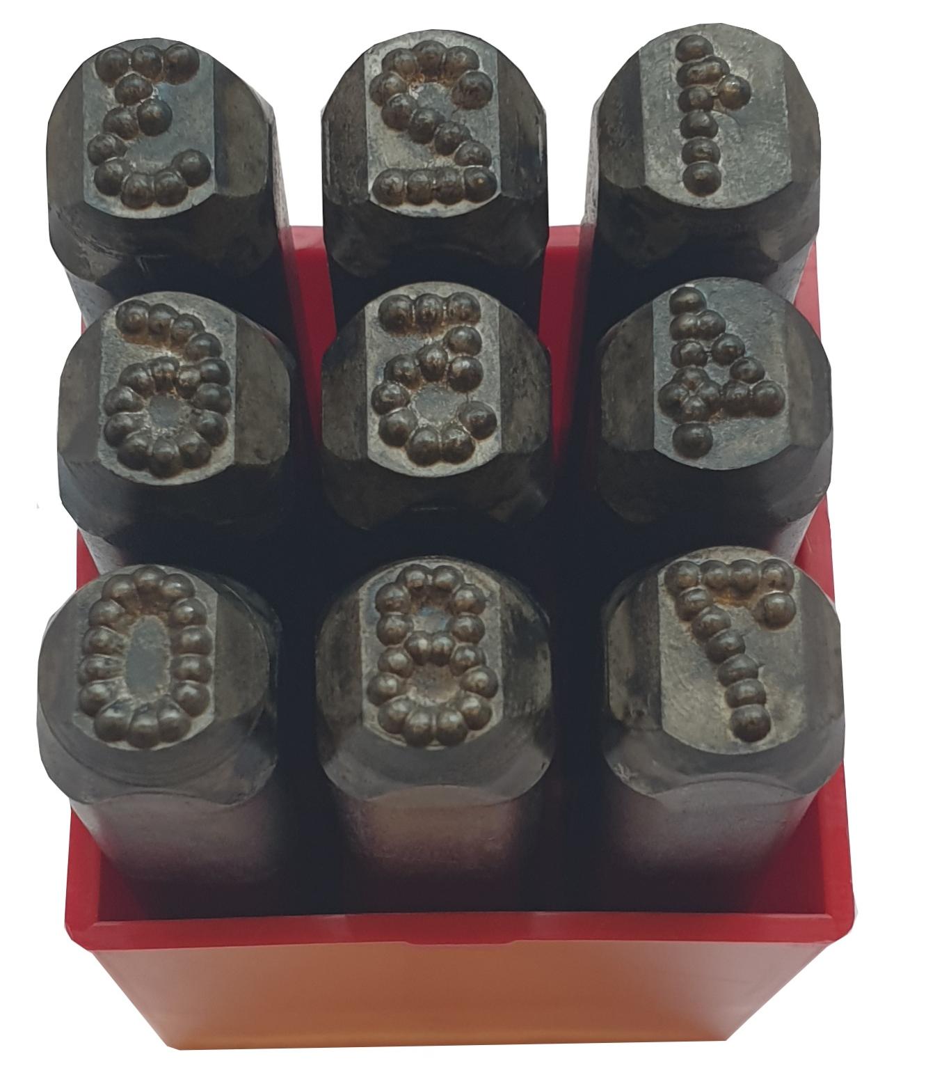 MARQUES A FRAPPER JEU CHIFFRES BOULE ENVERS NON NICKELE 6 MM | Leroy Merlin