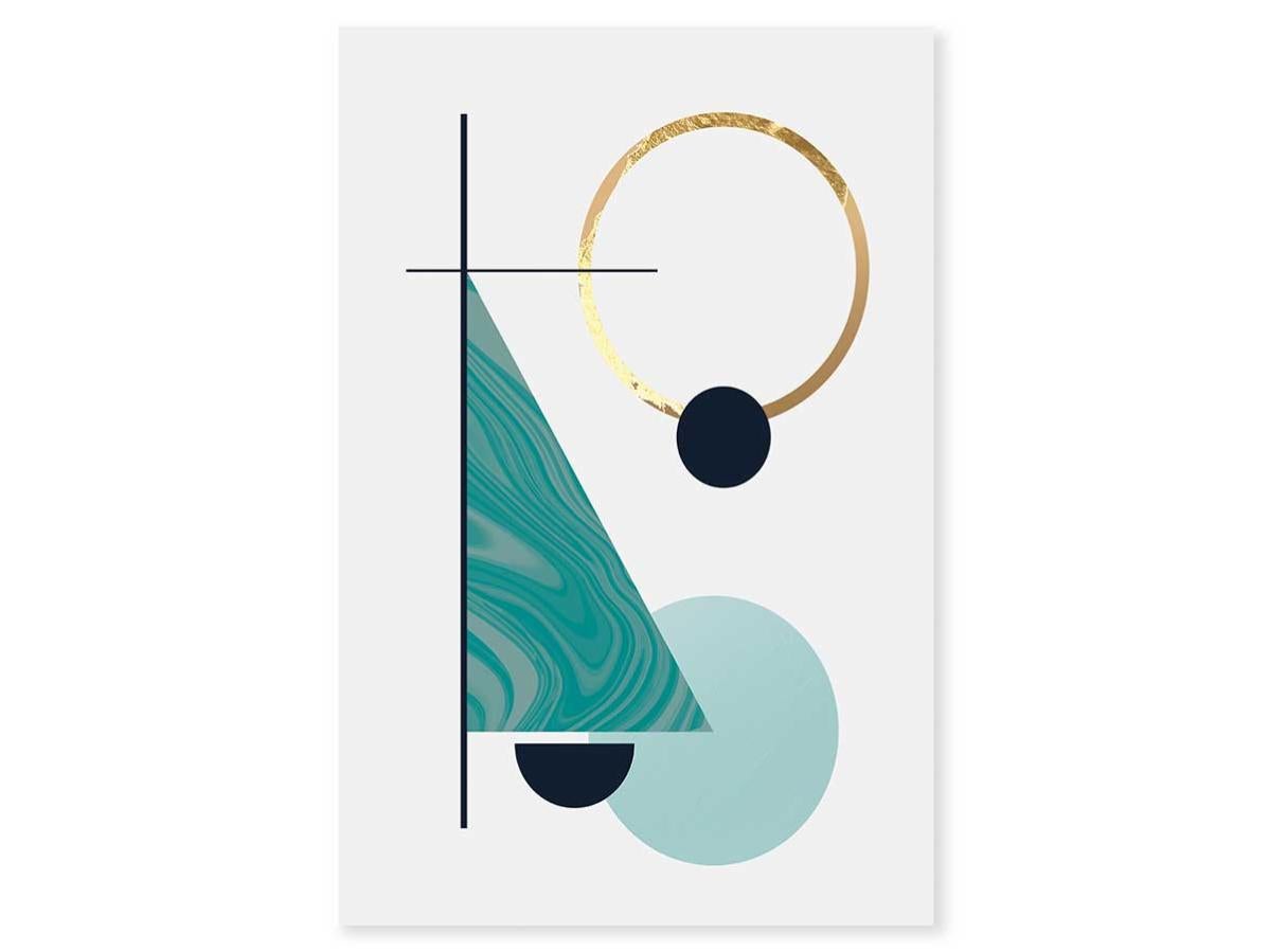 Tableau Art géométrique triangle - 50x80cm - made in France | Leroy Merlin