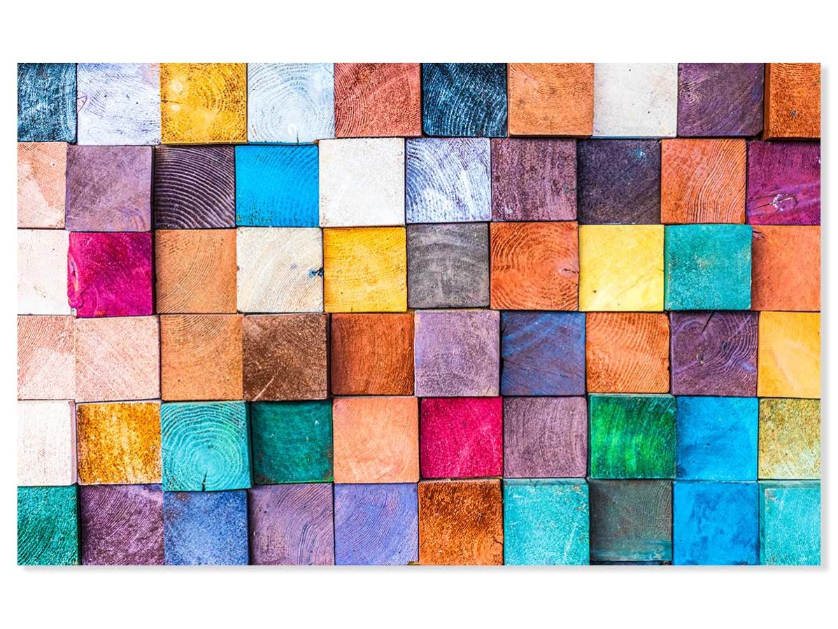 Tableau Rubi Cube - 80x50cm - made in France | Leroy Merlin