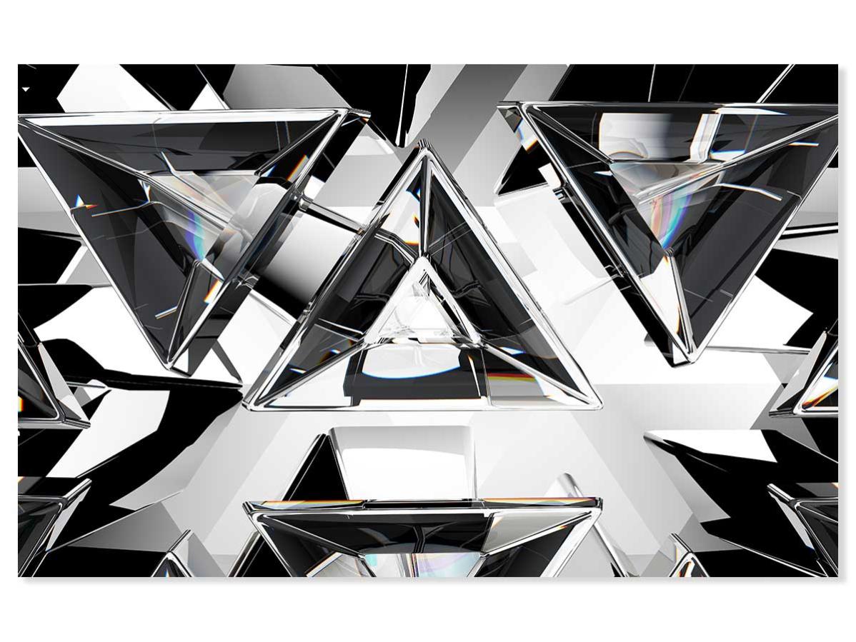 Tableau Triangle d'acier - 80x50cm - made in France | Leroy Merlin