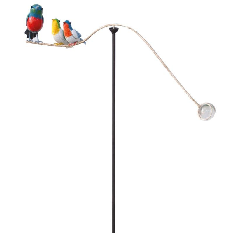 Balancier jardin Oiseaux rouges 146x15x69cm | Leroy Merlin