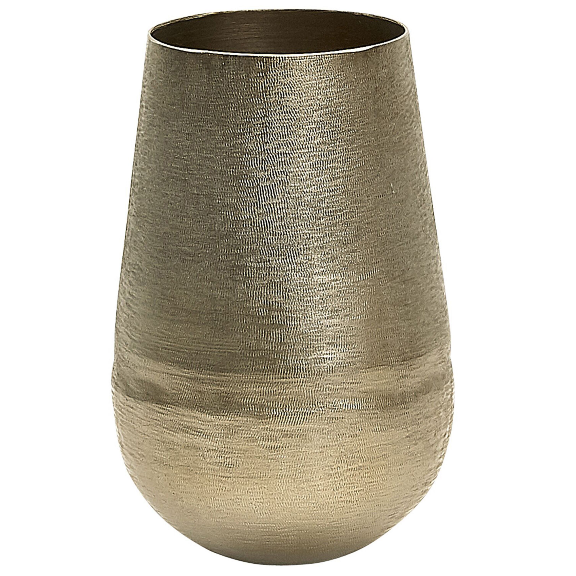 Vaso da fiori metallo oro 27 cm KATCHAL | Leroy Merlin