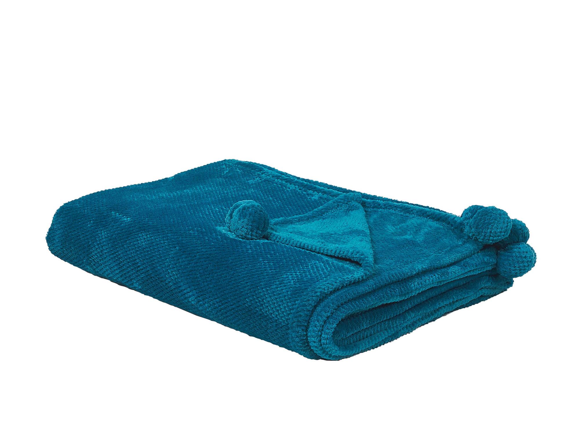 Coperta turchese 150 x 200 cm SAITLER | Leroy Merlin