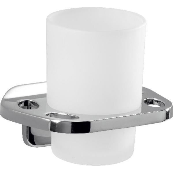 GEDY 0000KD101300101 Portaspazzolino da Parete per Bagno Bicchiere ...