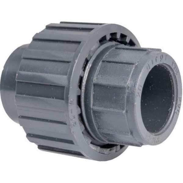 Raccord union PVC pression noir droit - Femelle Ø 20 mm - Girpi | Leroy ... Raccord union PVC pression noir droit - Femelle Ø 20 mm - Girpi | Leroy ...