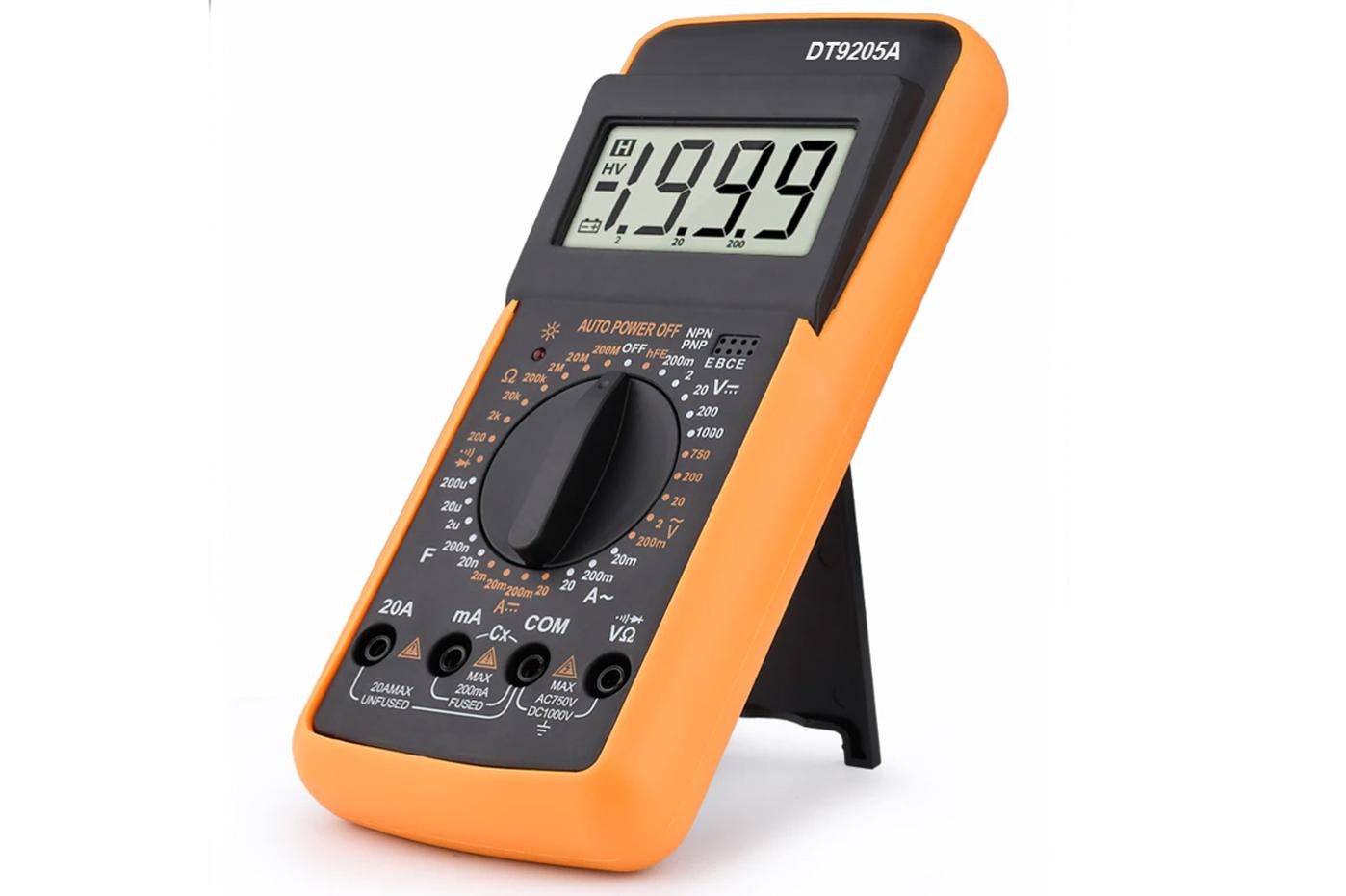 Tester multimetro digitale misuratore con puntali misuratore corrente ...