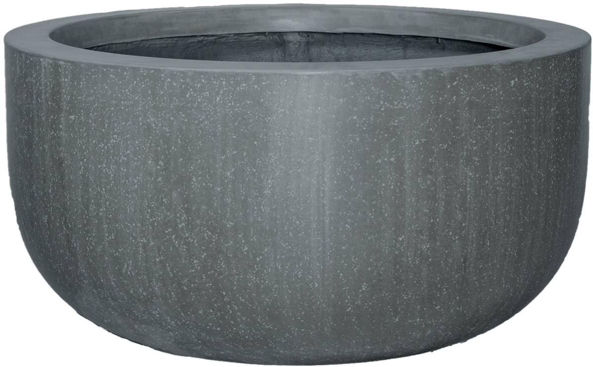 Bac fibres de ciment Ø 100 cm H 50 cm Ext. chaudron gris anthracite ...