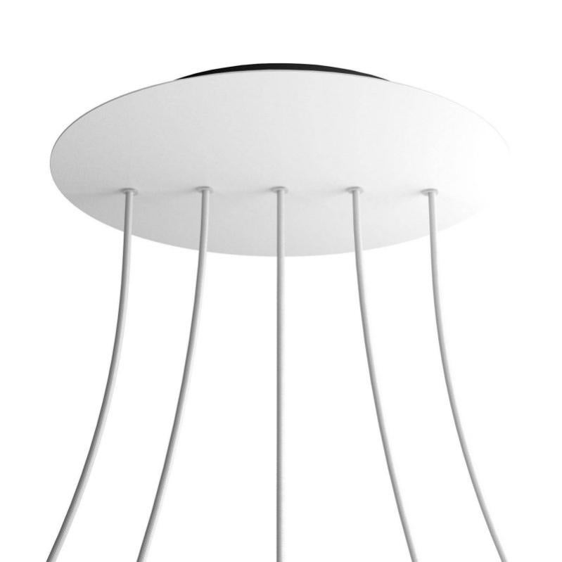 Creative cables - Rosace XXL Rose-One rond de 400 mm de diamètre avec 5 ...