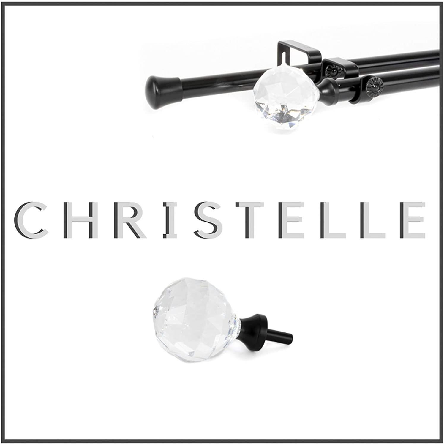 Maison Desyne Christelle 20 mm Double Tringle à Rideau 122-213 cm ...