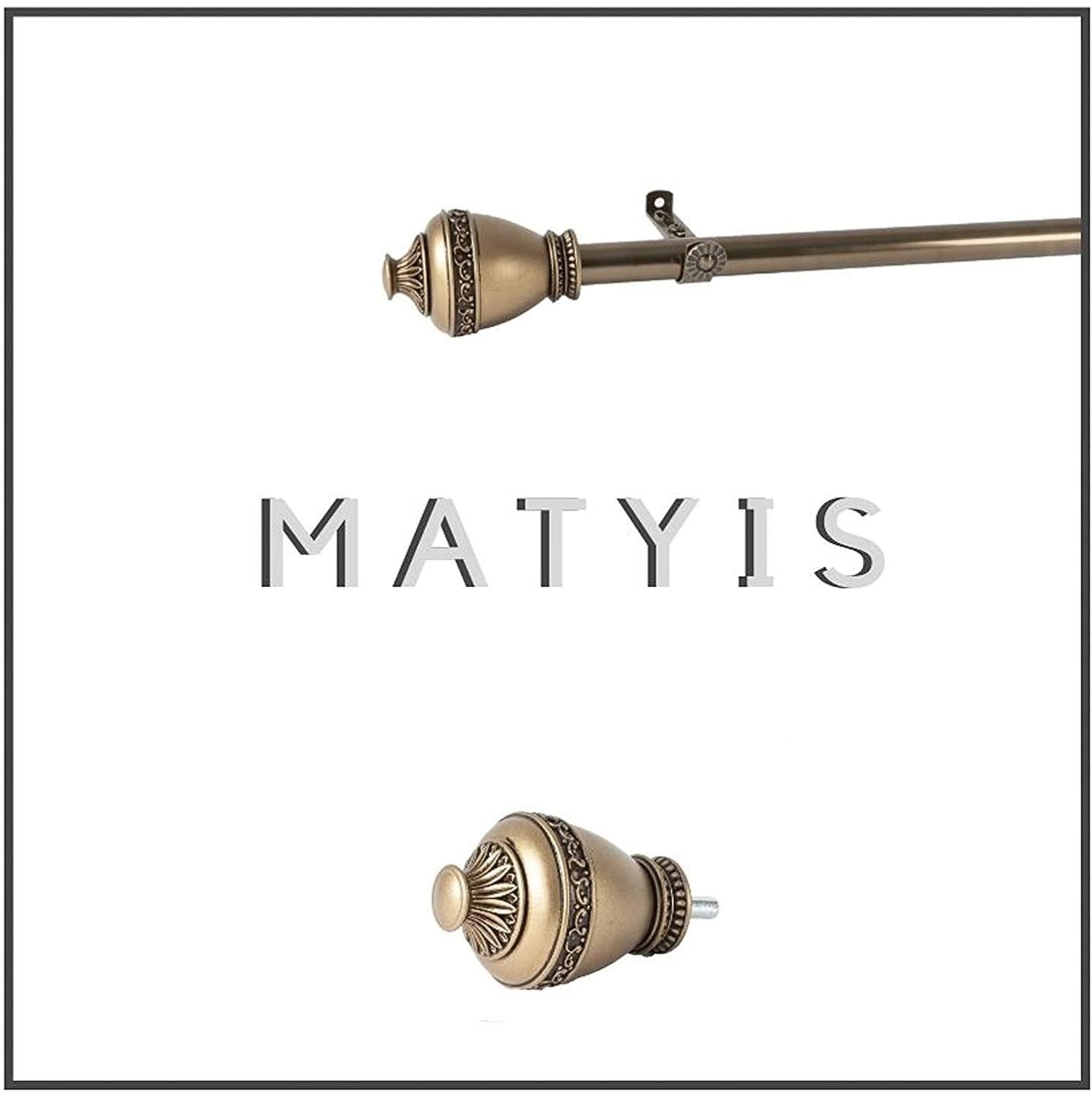 Maison Desyne Matyïs 20 mm Tringle à Rideau 71-122 cm - Bronze | Leroy ...