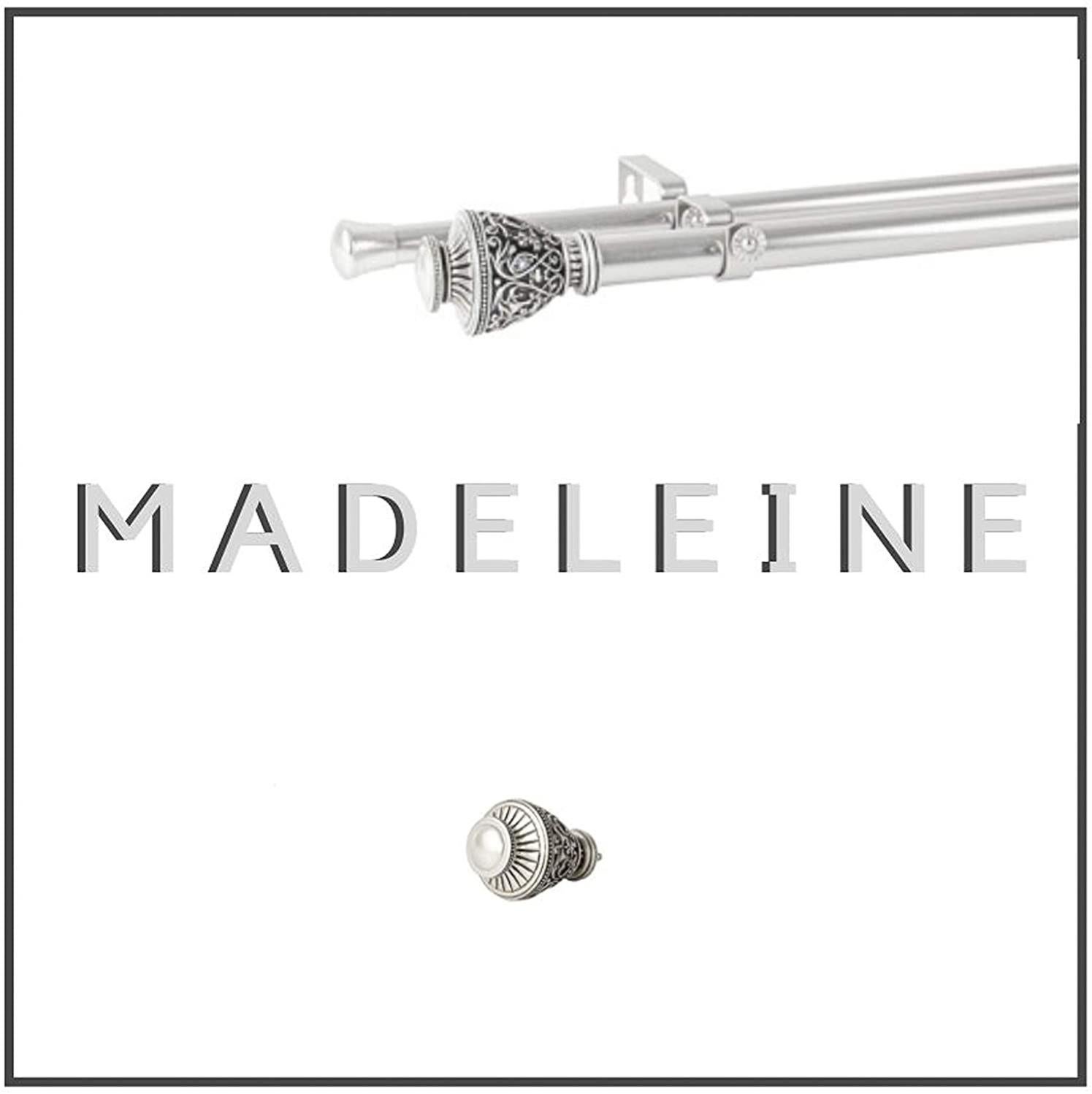 Maison Desyne Madeleine 20 mm 25 mm Double Tringle à Rideau 168-305 cm ...