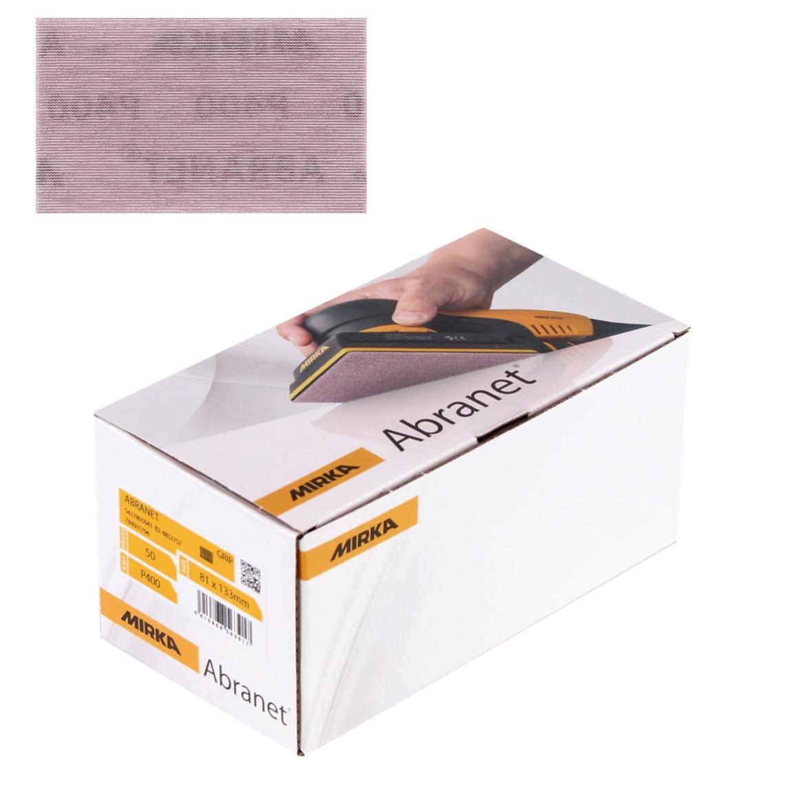 Mirka Abrasif ABRANET 81x133mm, Grip P400, 50/unité - ( 5417805041 ...