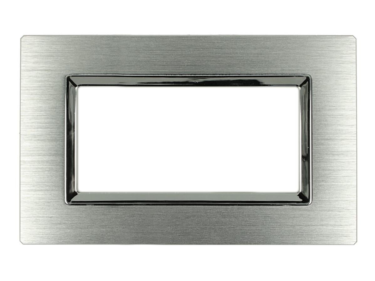 Sandasdon Elegance 4m Plaque dans la couleur argentée en métal satiné ...