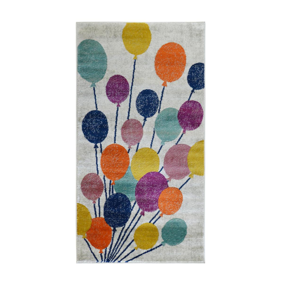 Tappeto cameretta bimbi palloncini multicolore BOHO BALOONS 80x150 ...
