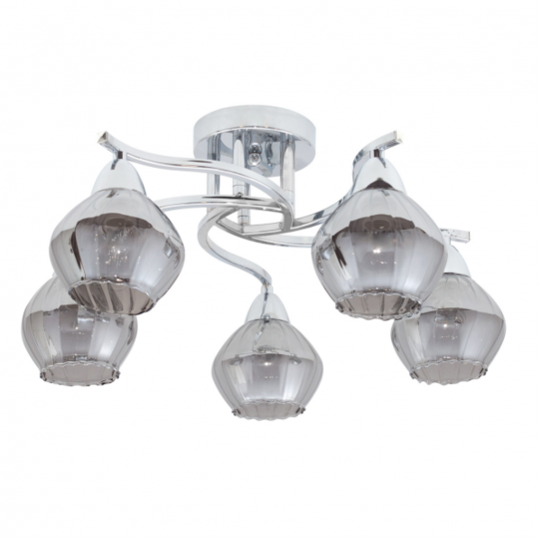 Lampara Smoky cromo D50 | Leroy Merlin