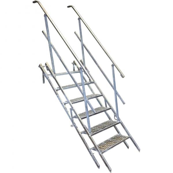 Scale industriali de 30 à 55° - 6 gradini - Altezza massima 1.51m ...