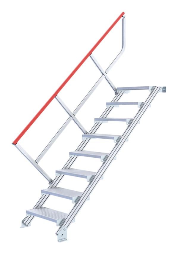 Scala industriale 13 gradini - Altezza raggiungibile 2.80m - 22111013 ...
