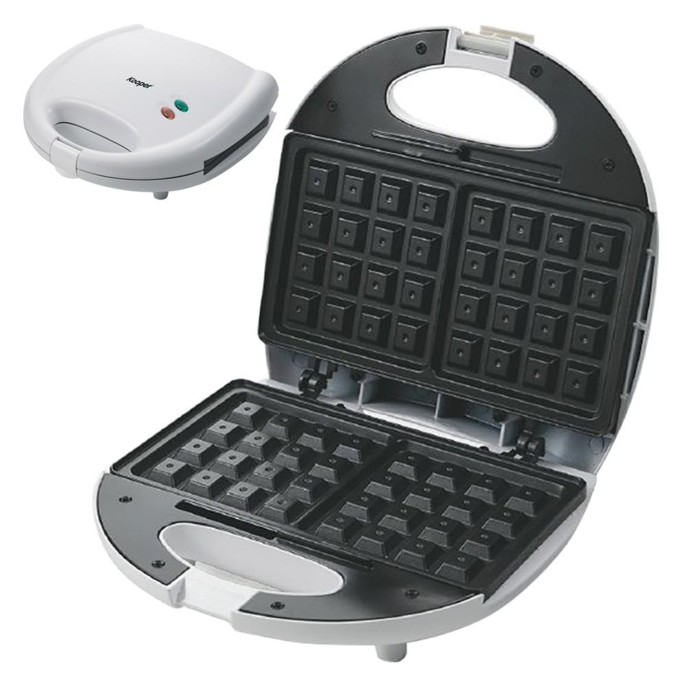 Tostiera Elettrica Per Waffle 'wow-fle' 750 W - Rivestimento Bianco ...