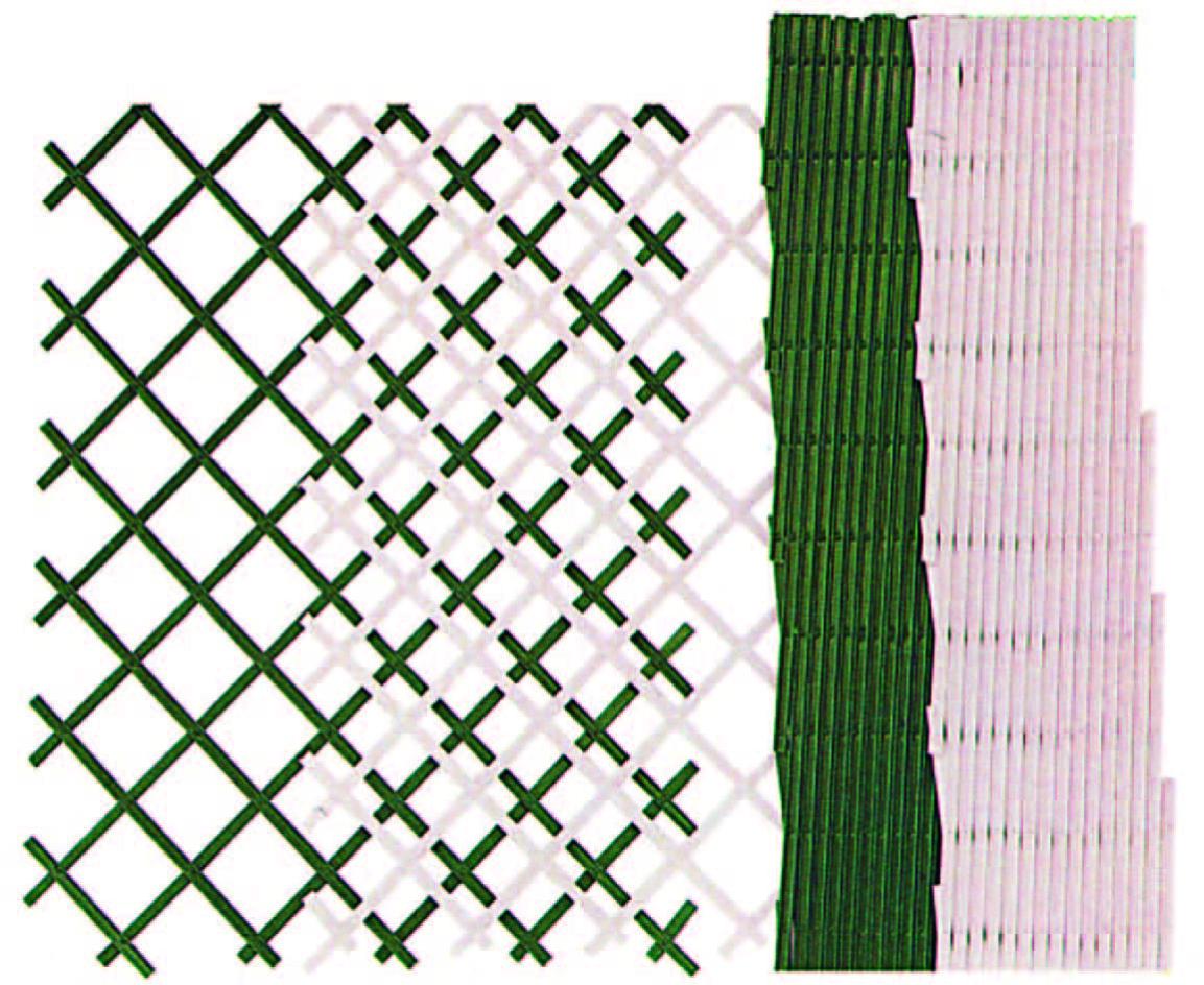 Tralicci in plastica per rampicanti - colore bianco - mt.3x1 | Leroy Merlin