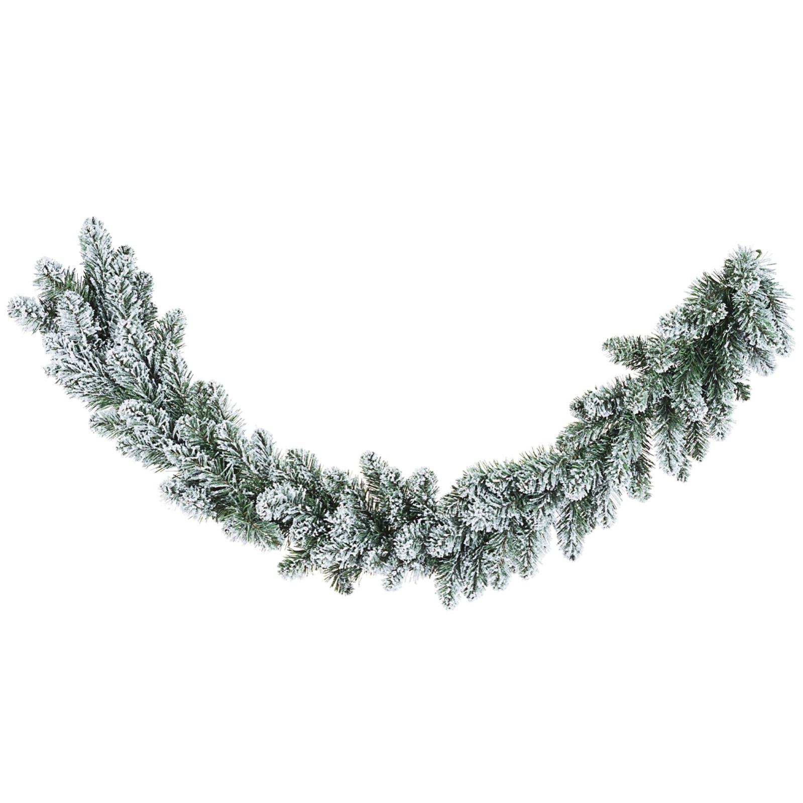 Festone natalizio "Innsbruck" in PVC effetto aghi di Pino color Verde ...
