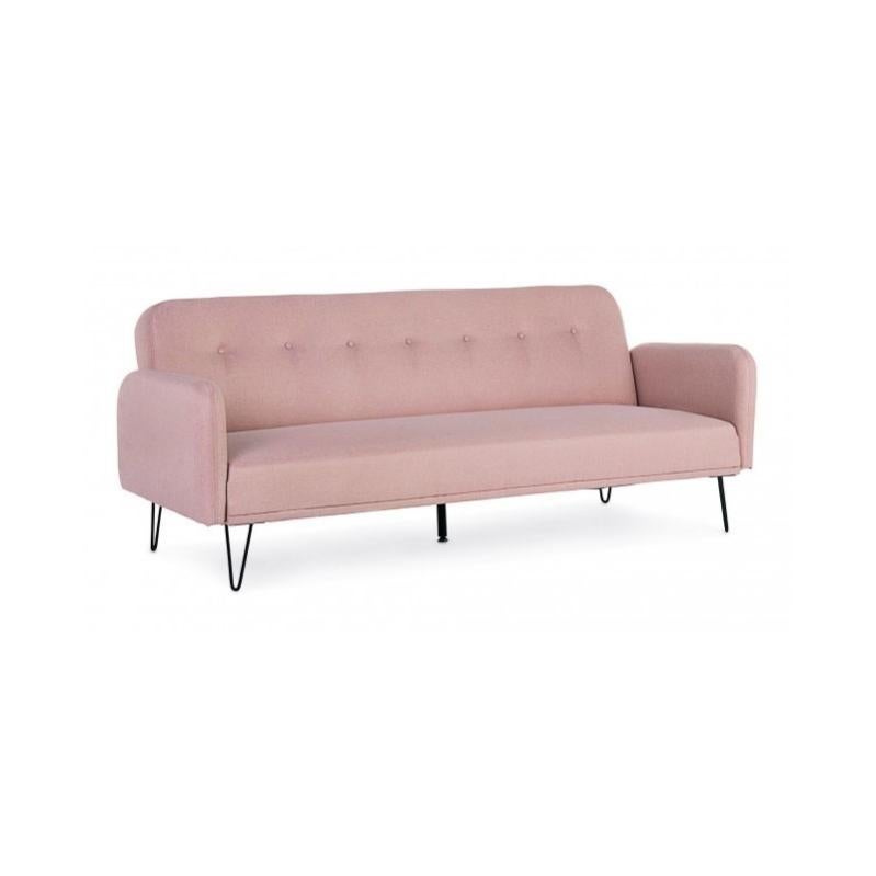 Divano letto tre posti in tessuto Rosa BRIDJET 200x82x h81 cm | Leroy ...