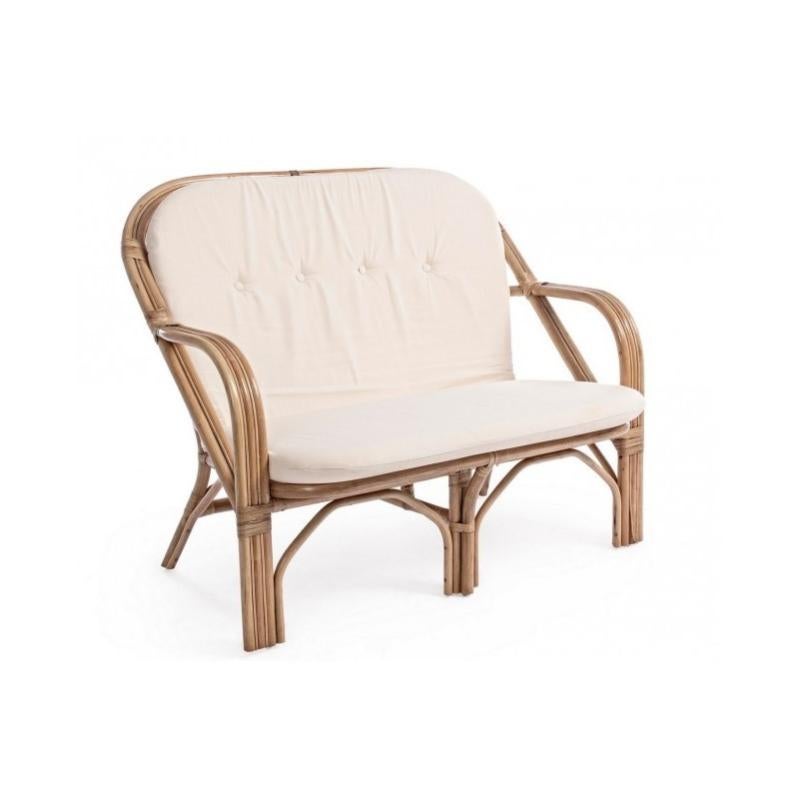 Divano per esterno in rattan Naturale GOLF NEW 111x80x h89 cm | Leroy ...
