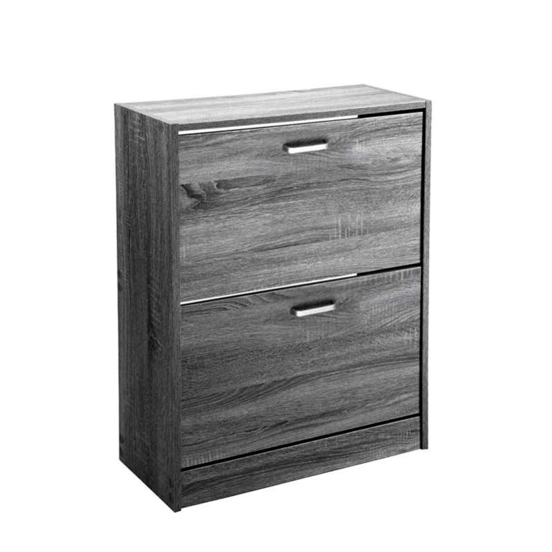 Scarpiera moderna grigia 2 ribalte slim cm 63 x 24 x 81 h | Leroy Merlin