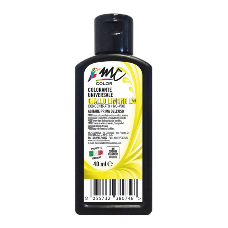 Colorante universale concentrato - 40 ml / Giallo limone LW | Leroy Merlin