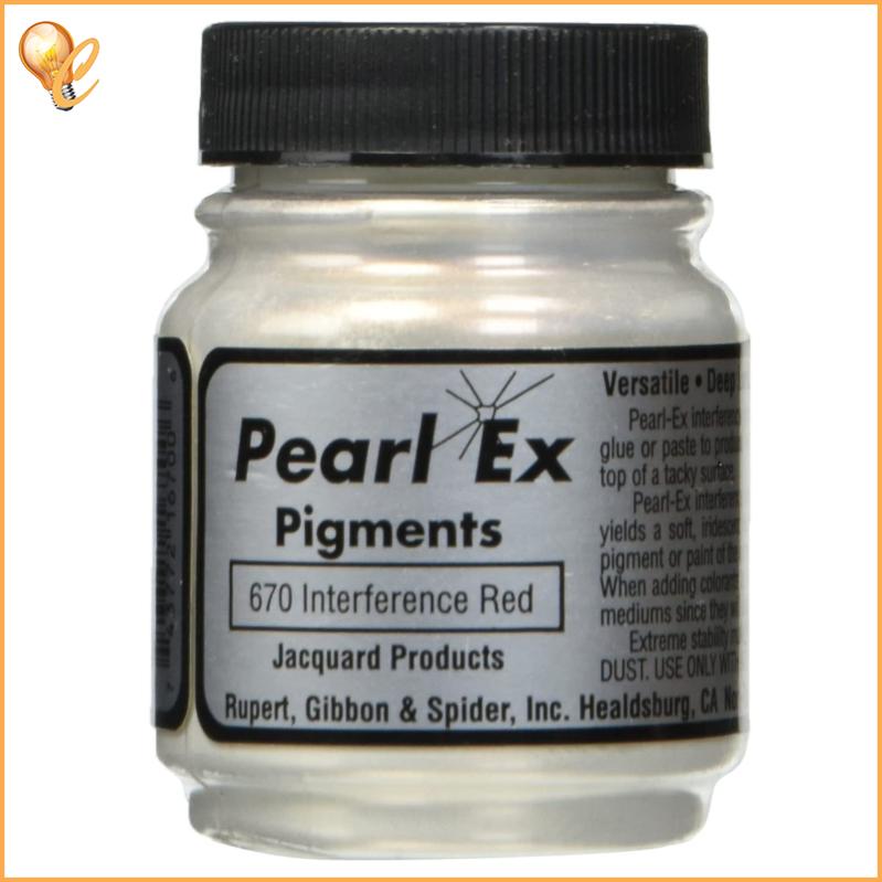 Pigmenti in polvere pearl ex - 670 Interference Red - Jacquard color ...