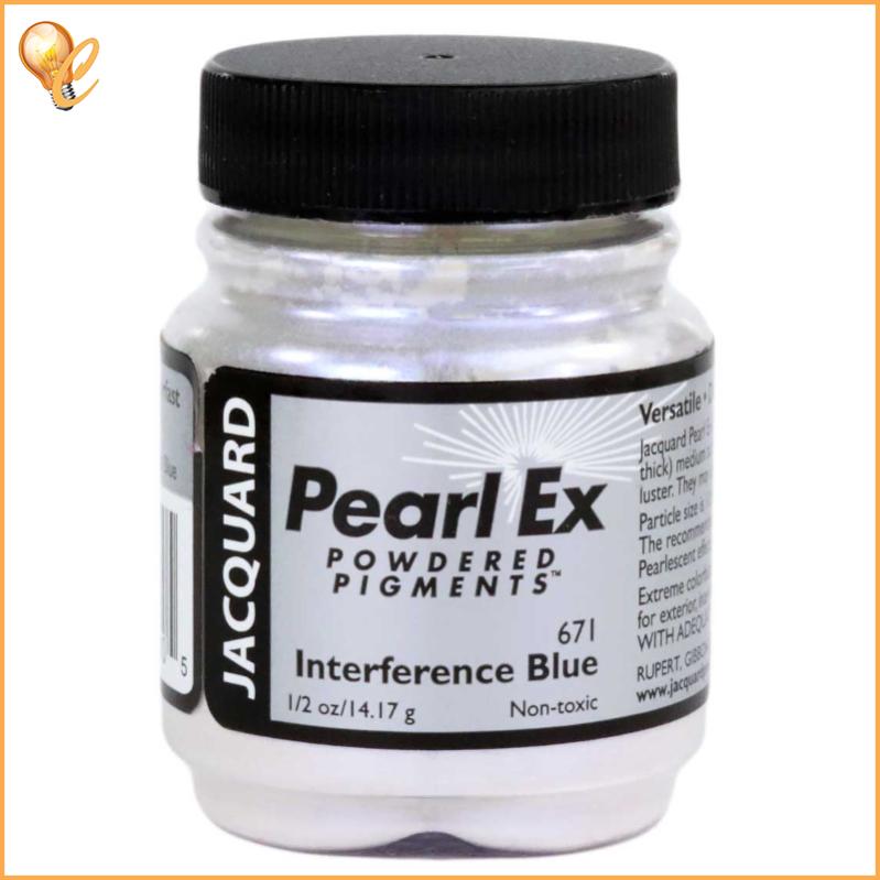 Jacquard color - Pigmenti pearl ex 14/21 gr / 671 Interference Blue ...