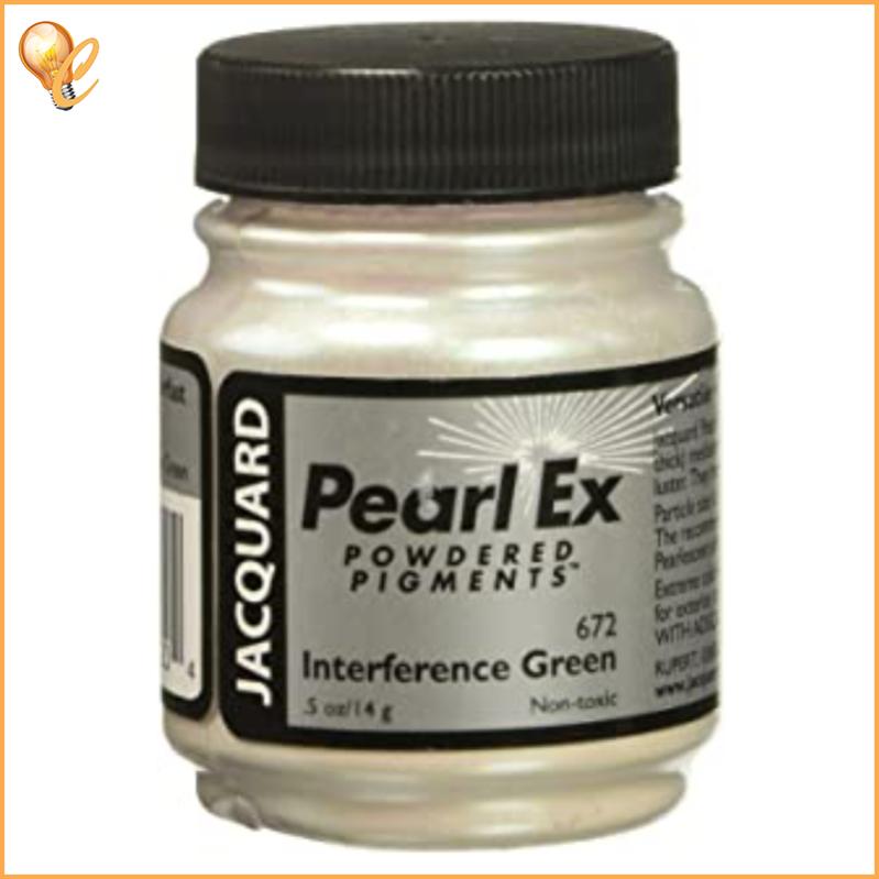 Pigmenti in polvere pearl ex - 672 Interference green - Jacquard color ...