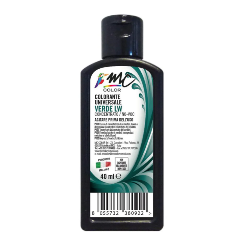 Colorante universale concentrato - 40 ml / Verde LW | Leroy Merlin