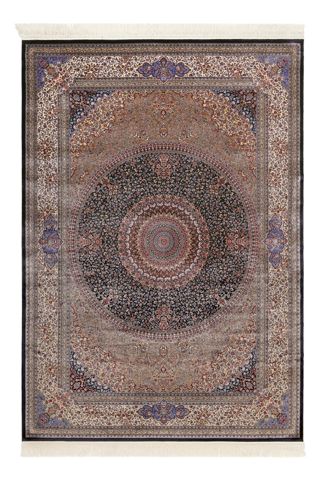 Tapis tissé fin look vintage bleu de très grande qualité 220x160 ...