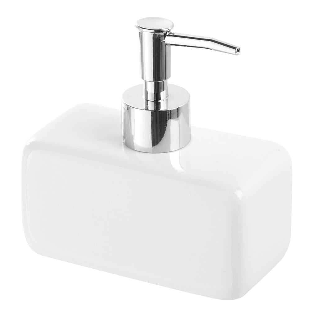 Dispenser Sapone Liquido Rettangolare In Ceramica Bianco | Leroy Merlin