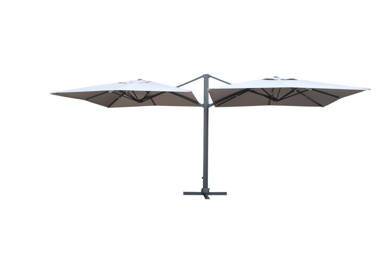 Ombrellone in alluminio Bismark bianco 3x6 cm | Leroy Merlin