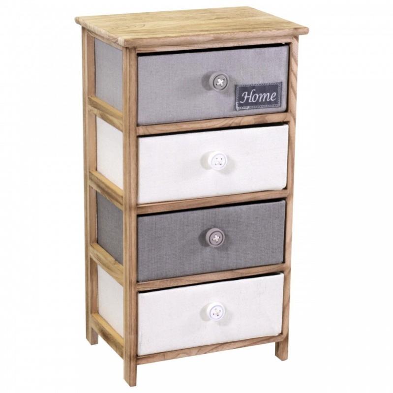 Cassettiera Brenda bottone 4 cassetti cm40x29xh73 | Leroy Merlin