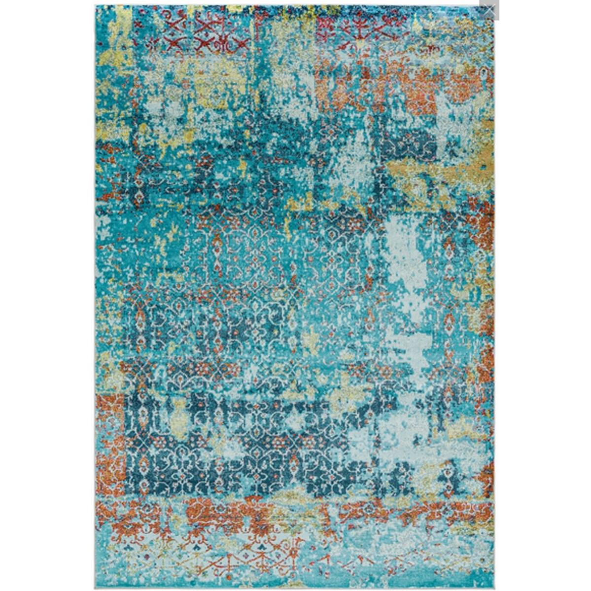 Tapis de salon moderne tissé plat EMILIO VINTAGE 200x290 cm | Leroy Merlin