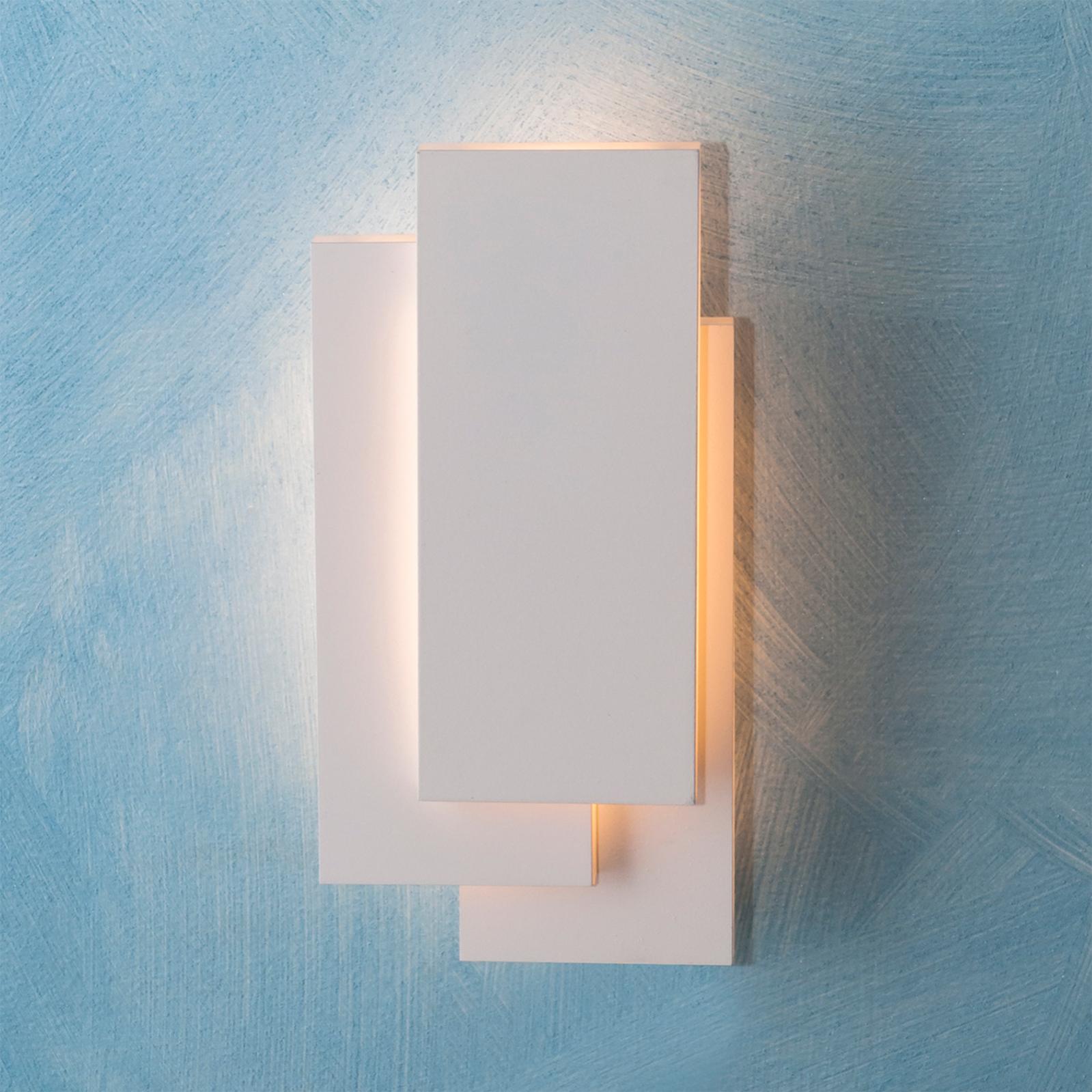 Moderna lámpara de pared LED rectangular 12W lámpara de pared salón ...