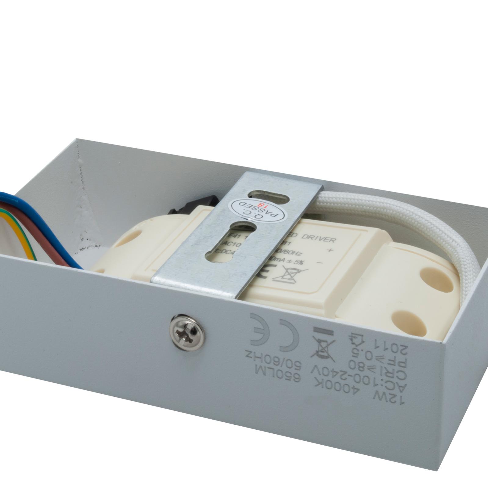 Moderna lámpara de pared LED rectangular 12W lámpara de pared salón ...