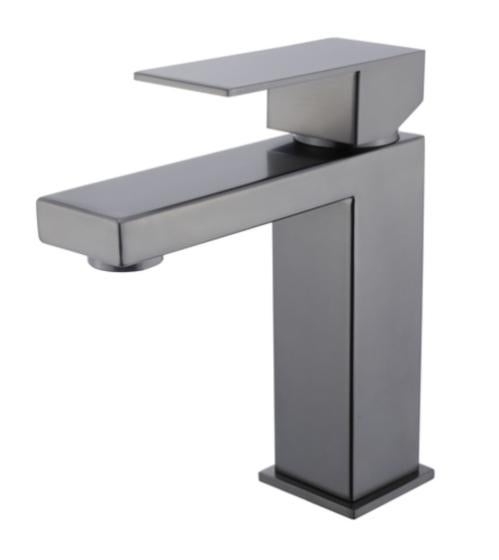 RUBINETTO PER LAVABO DA PONTE 001 IN OTTONE GUN BLACK COLLEZIONE PHASIS ...