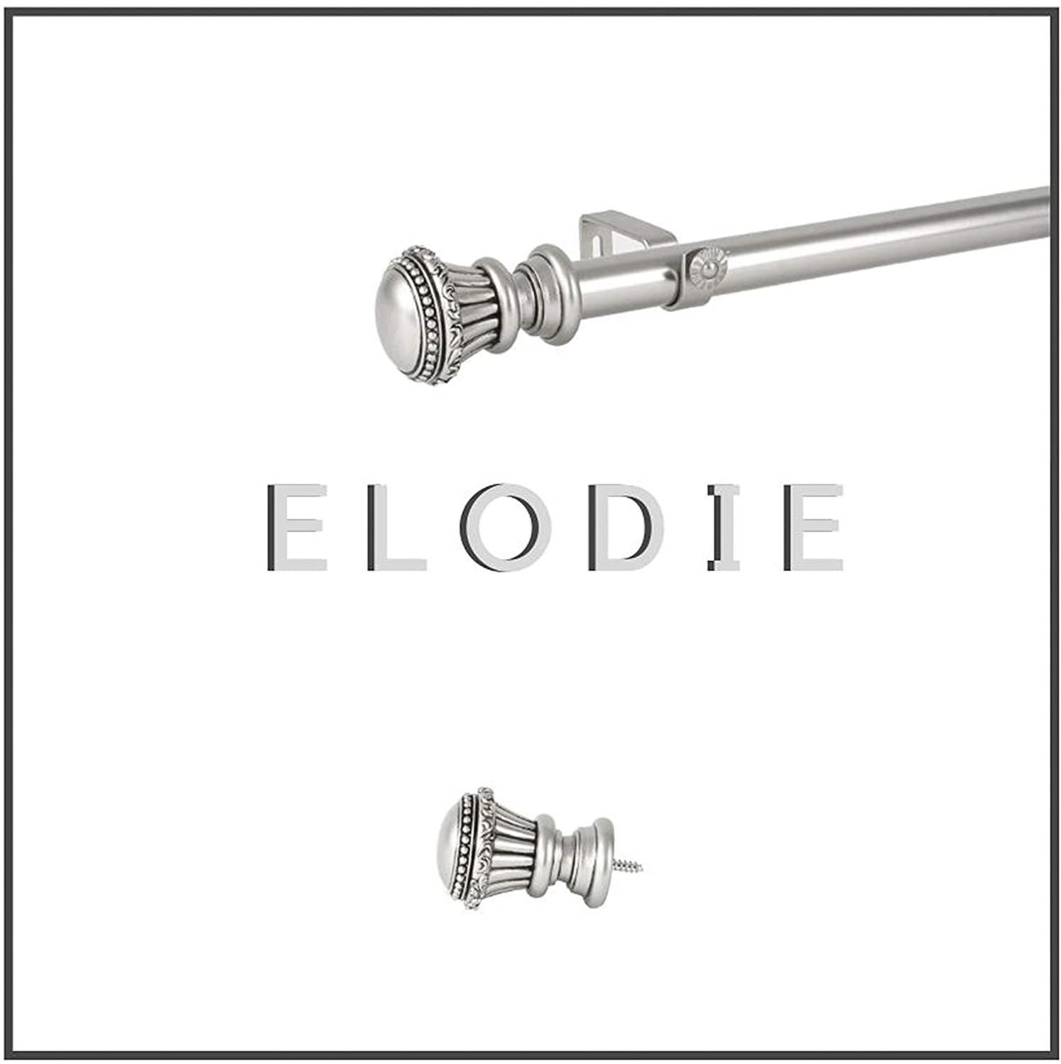 Maison Desyne Élodie 25 mm Tringle à Rideau 168-305 cm - Argent | Leroy ...